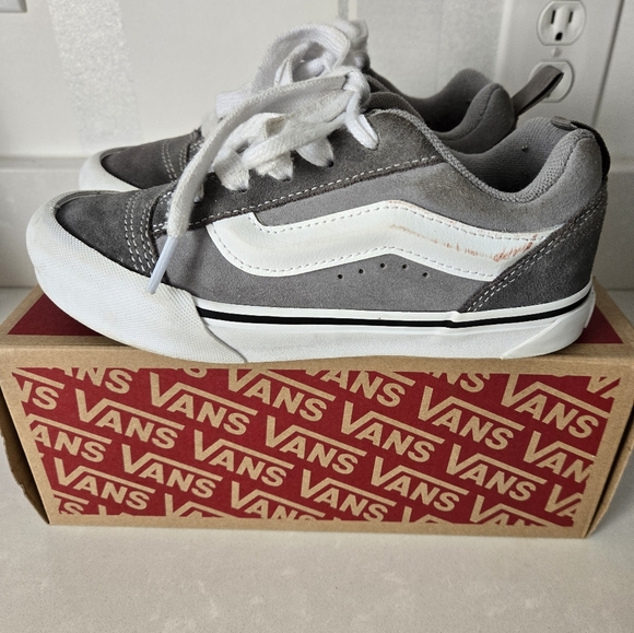 Vans | Shoes | Vans Gray And White Classic Sneakers | Poshmark